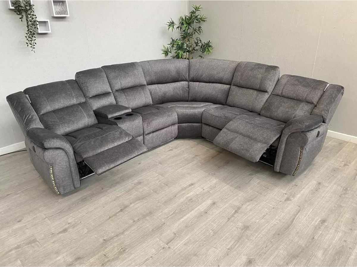 Recliner corner sofas